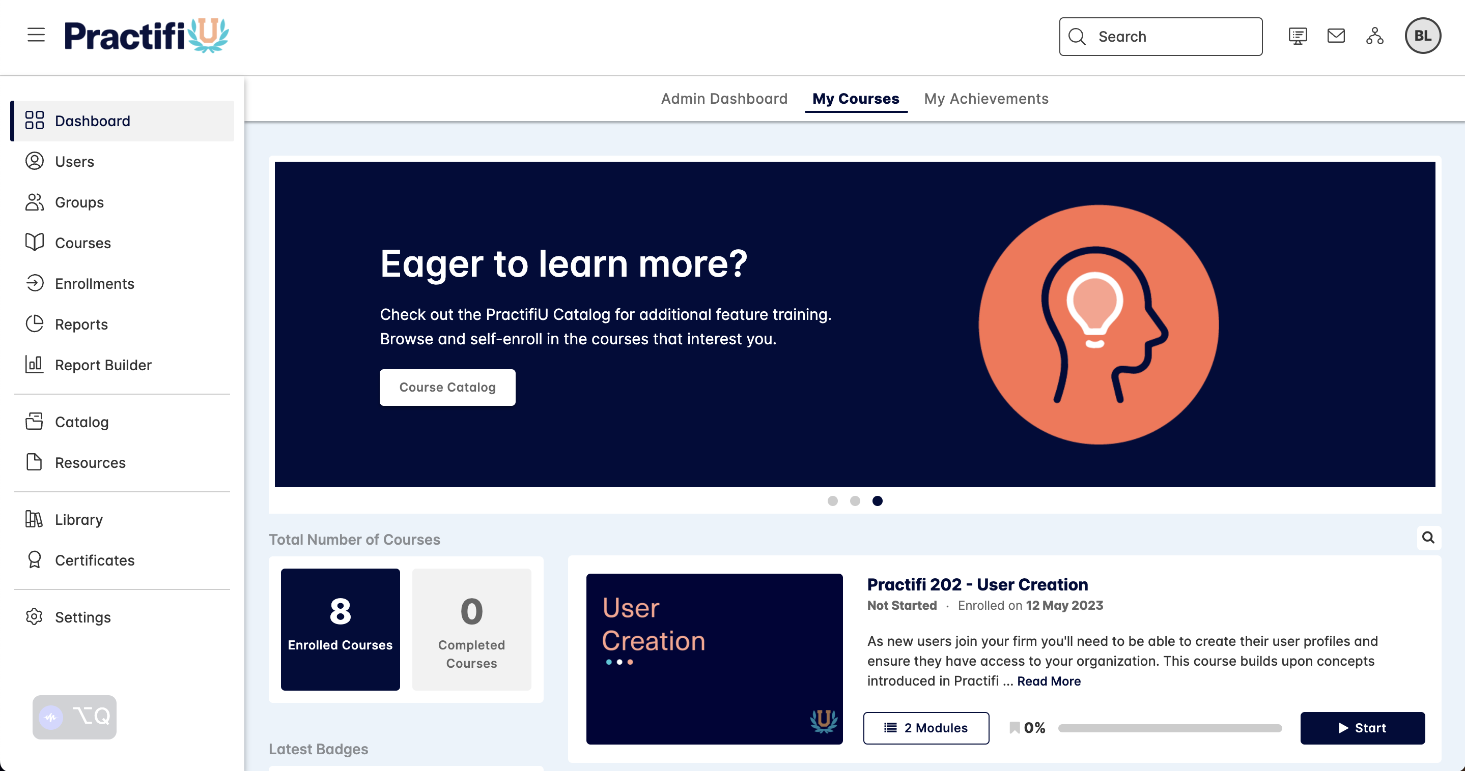 PractifiU | On-Demand Learning for Modern Advisory Firms